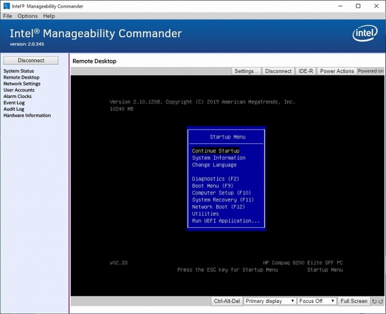 Intel AMTでリモートデスクトップを試す | tarufulog